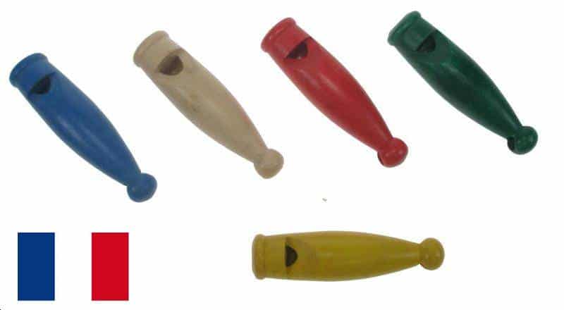 Sifflet scout en buis colori | Tabletterie des Lacs